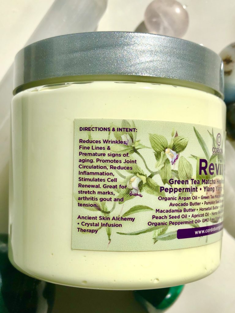 "Revive" Organic Green Tea Matcha Body Lotion. Infused With 12+ Herbs ...