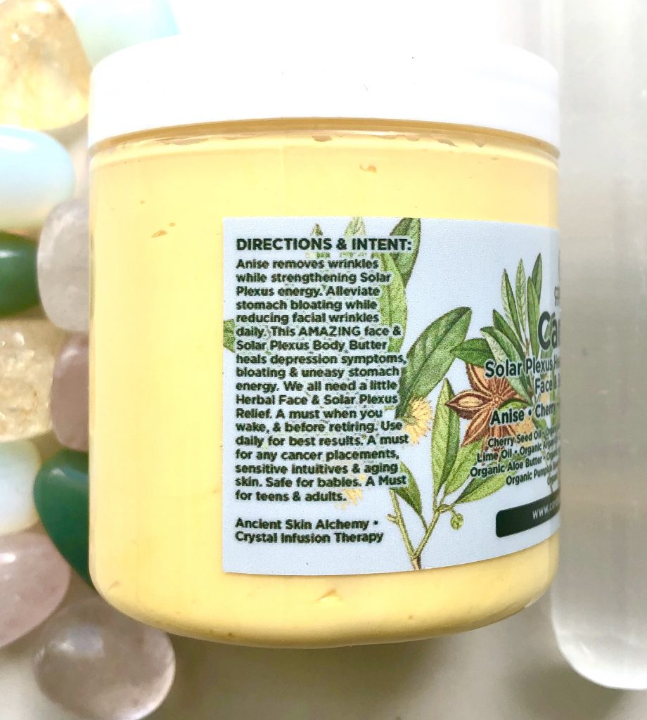 Cancer: Solar Plexus Healing & Anti Aging Face & Body Butter Featuring ...