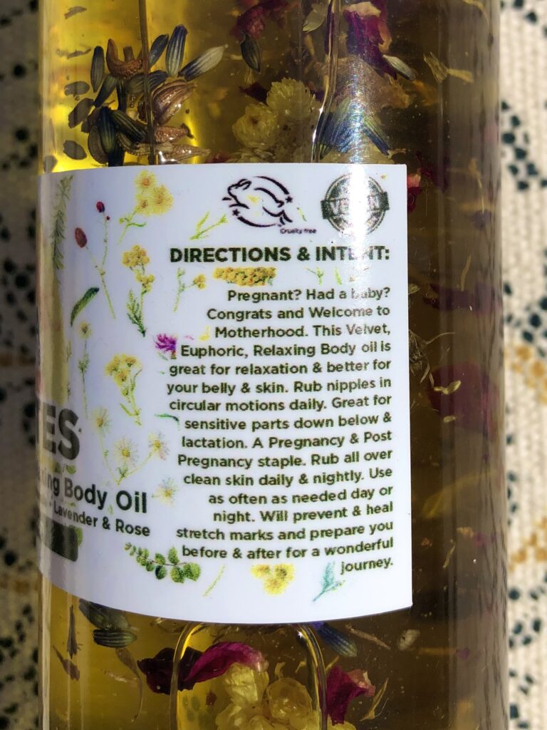 Birth Rites: Pregnant. Mommy. Baby. Relaxing Body Oil Red Raspberry ...