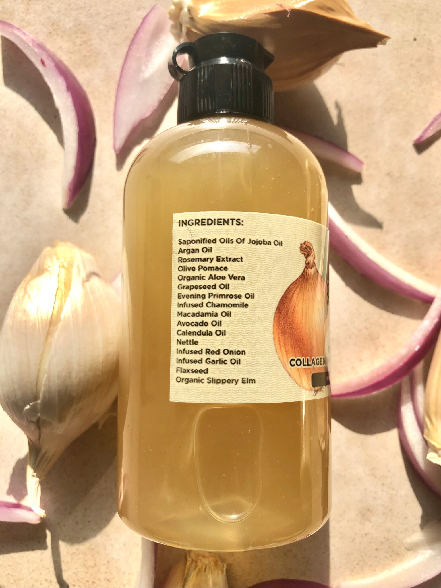 "O.G." Onion & Garlic Collagen Infused Anti Inflammatory Shampoo Body ...